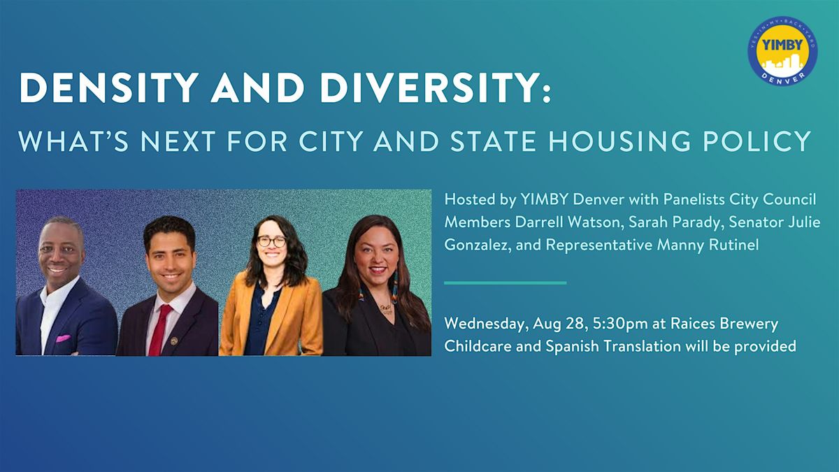 Density & Diversity: Whats Next for City and State Housing Policy, Raíces Brewing Company ...