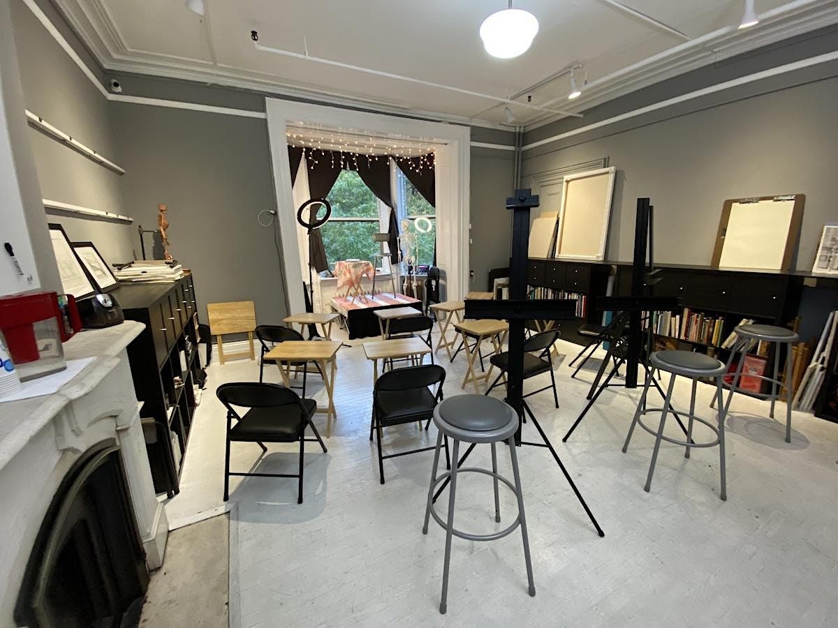 Sunday Long Pose - Figure Drawing, Drawing New York, 12 February 2023