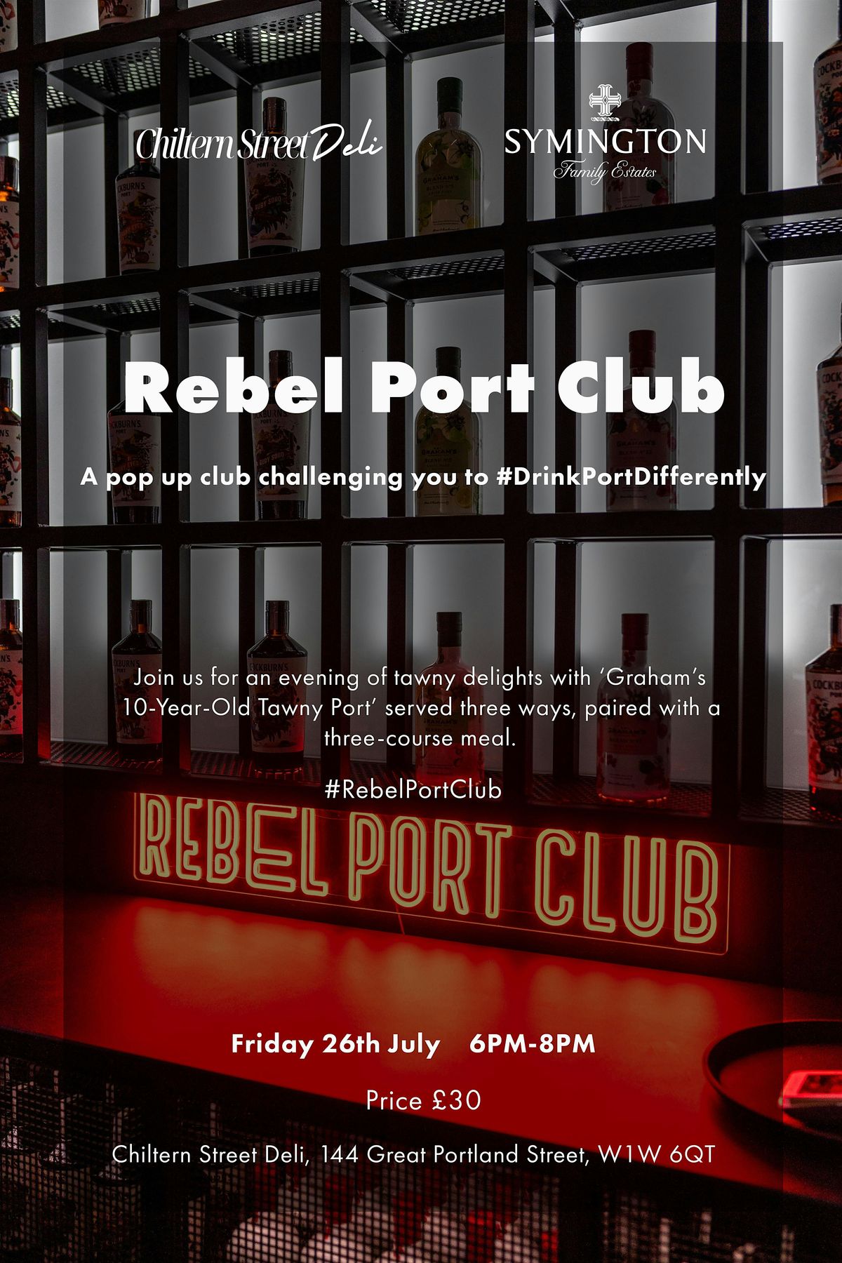 Rebel Port Club, 144 Great Portland St, London, 26 July 2024