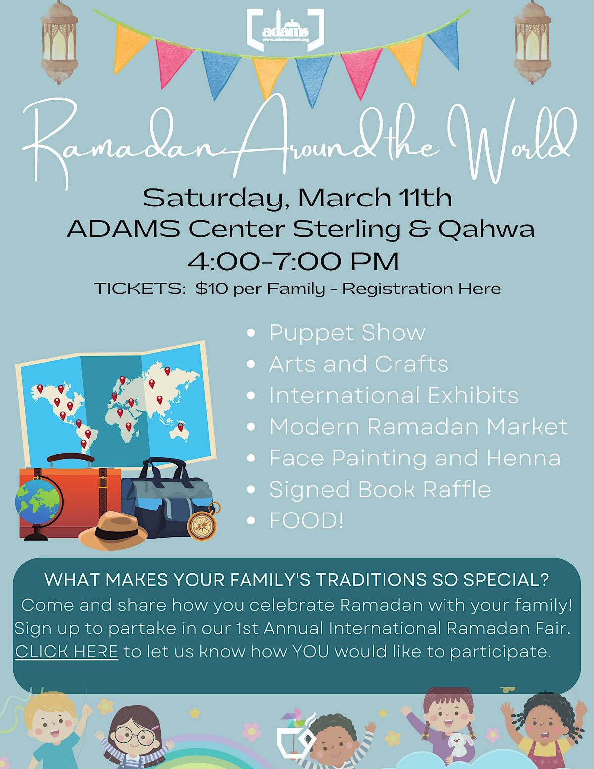 Ramadan Around the World, 46903 Sugarland Rd, Sterling, 11 March 2023