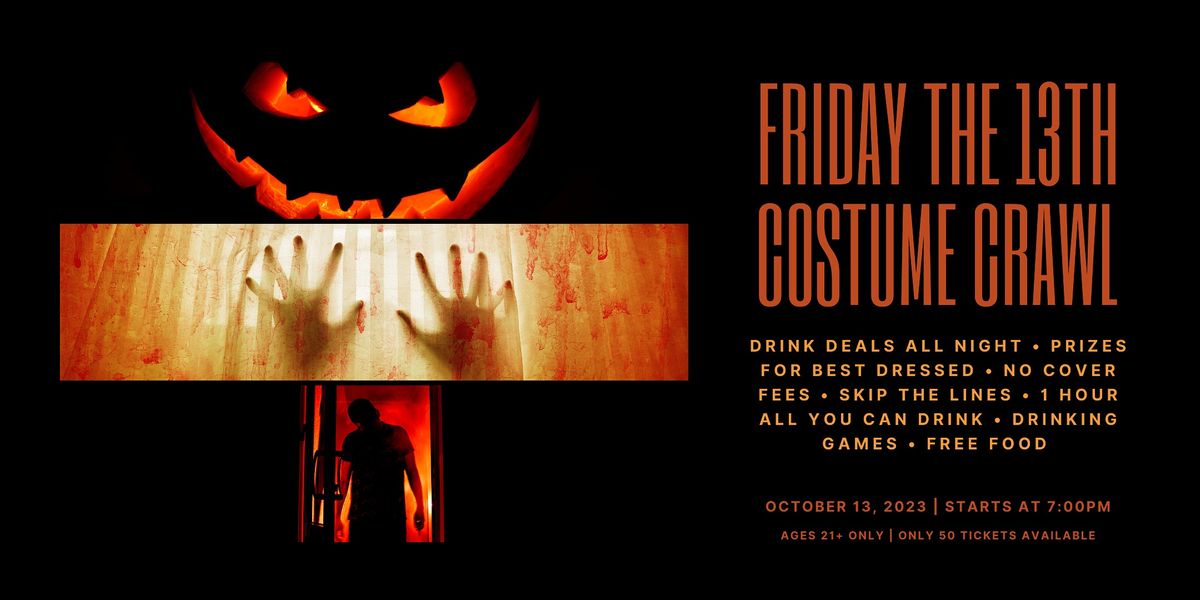 Friday the 13th: Costume Crawl, Tony Tenderonis, Denver, 13 October 2023