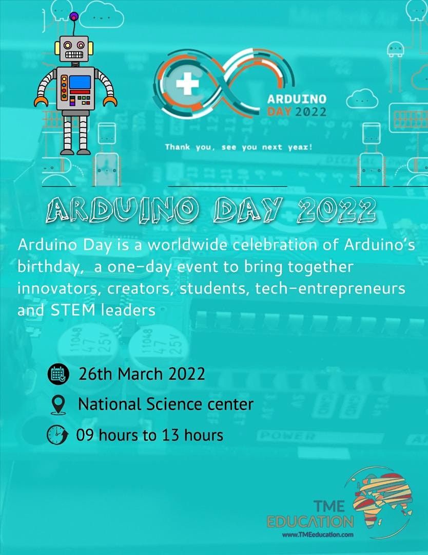 Arduino Day 2022, Lusaka, National Science Center, Lusaka, 26 March 2022