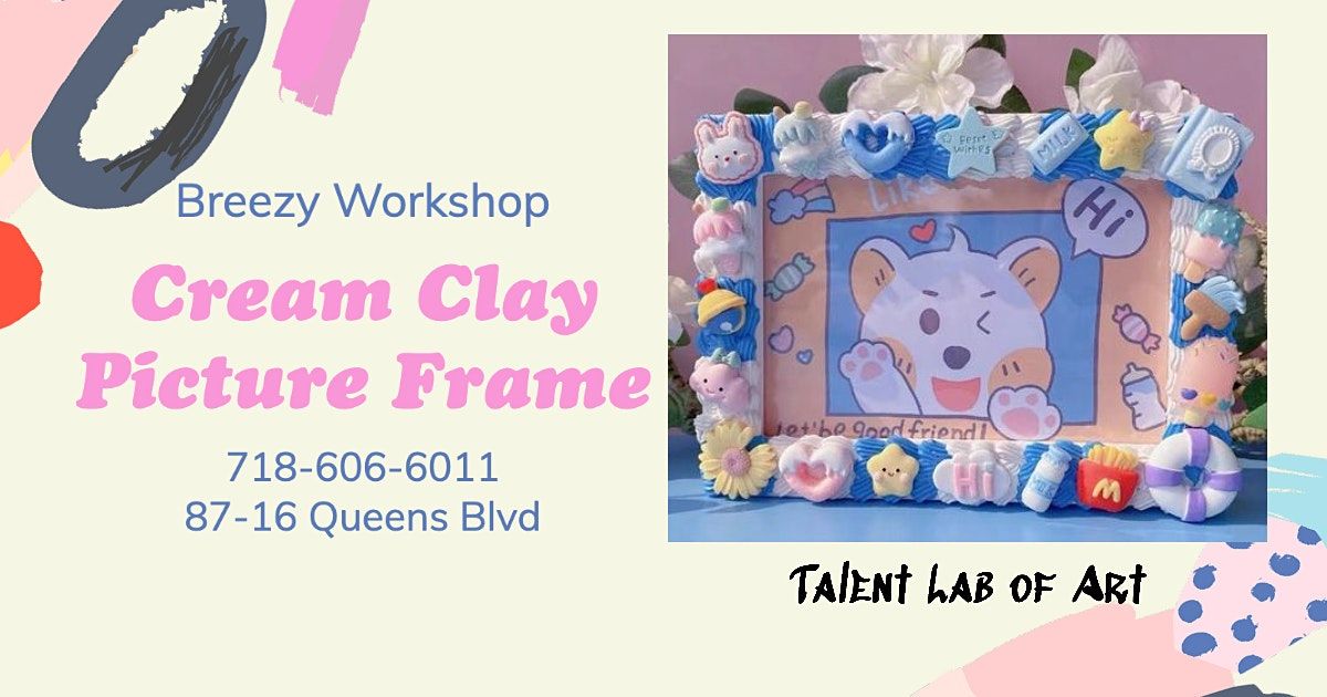 Cream Clay Picture Frame, 87-16 Queens Blvd, 22 July to 21 August
