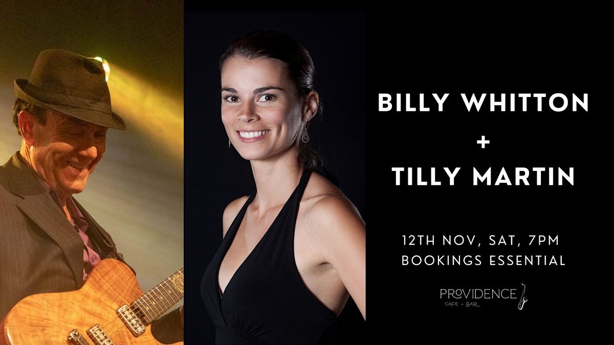 Jazz by Candlelight with Billy Whitton & Tilly Martin Tickets ...