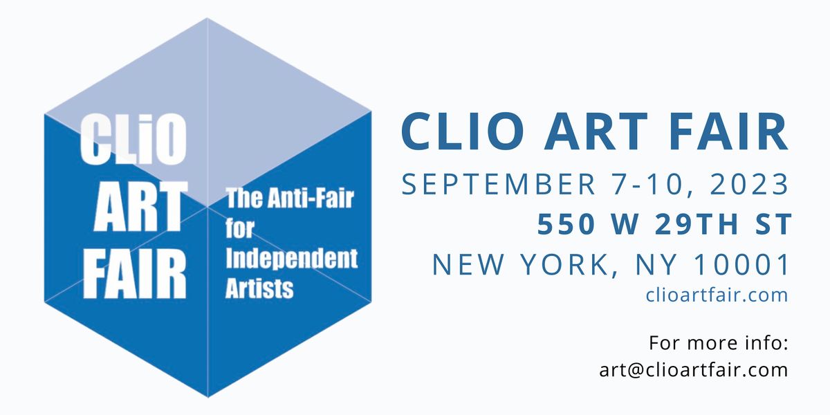 Clio Art Fair - New York, September 9th-10th, 2023 - General Admission ...