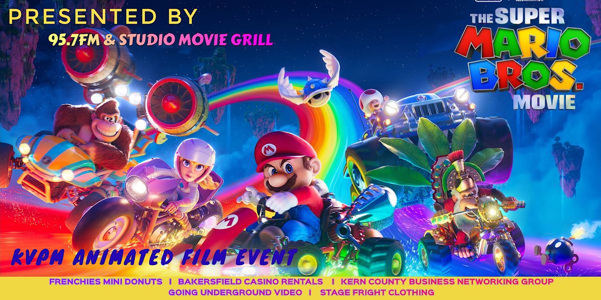 Precious 95.7 Presents: Super Mario Bros (2023) At Studio Movie Grill ...