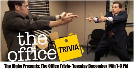 The Office Themed Trivia, The Rigby, Madison, 14 December 2021