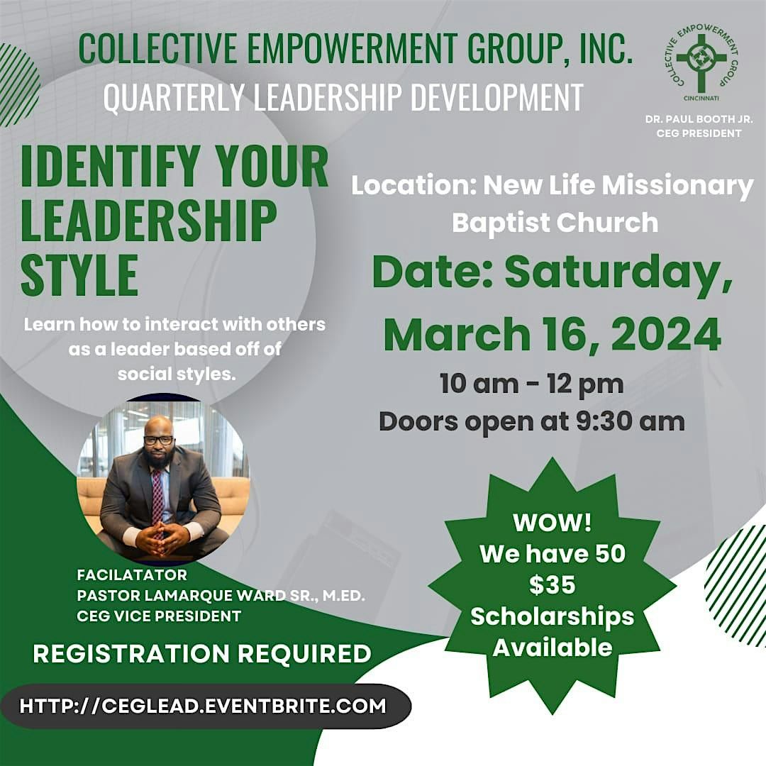 Identify Your Leadership Style, 6434 Simpson Avenue, Cincinnati, OH ...