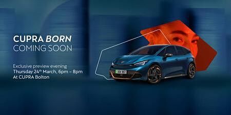 CUPRA Born Preview, Perrys CUPRA Bolton, 24 March 2022