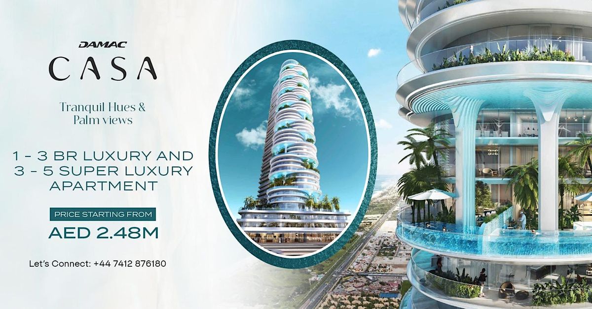 DAMAC Casa Exclusive Damac Property Expo, Al Barsha, Dubai, 13 October ...