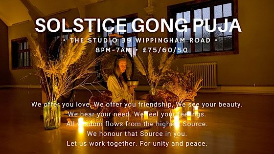 WINTER SOLSTICE CELEBRATION GONG PUJA - ALL NIGHT GONG - FEAST, THE ...