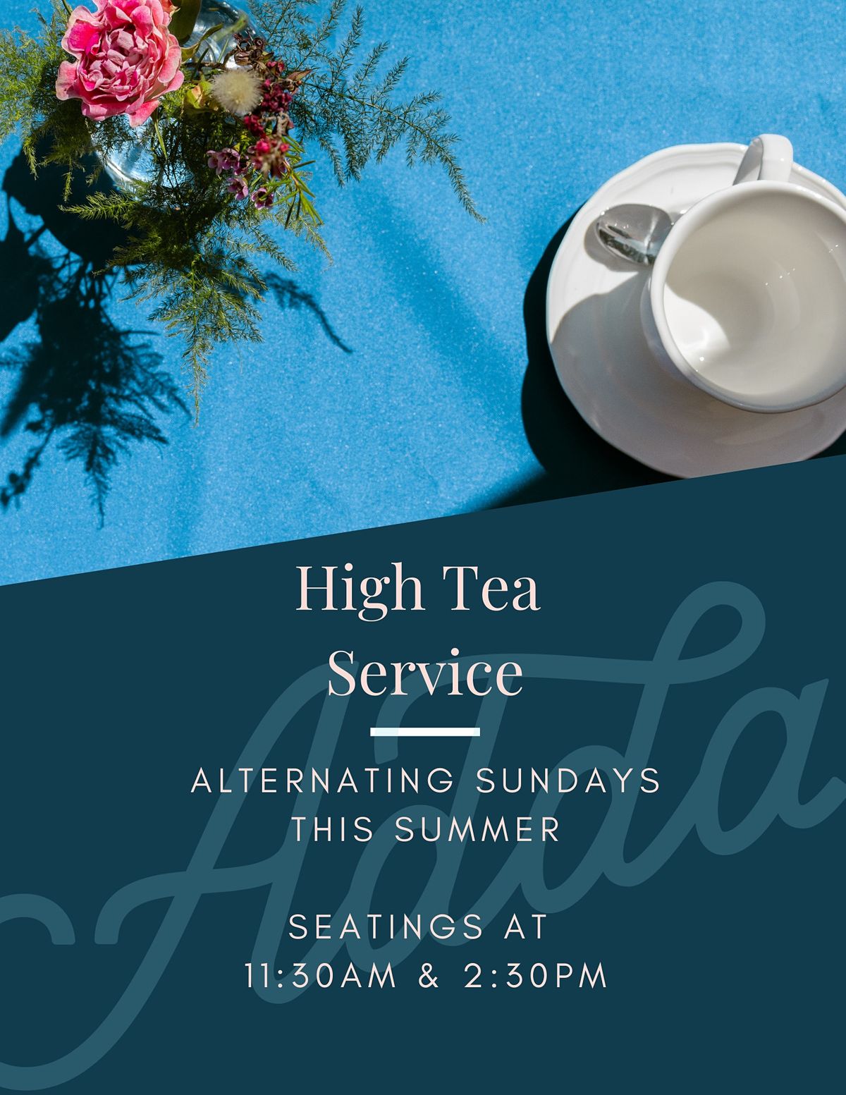 High Tea First Seating, Adda Coffee & Tea — Northside, Pittsburgh, 26 ...