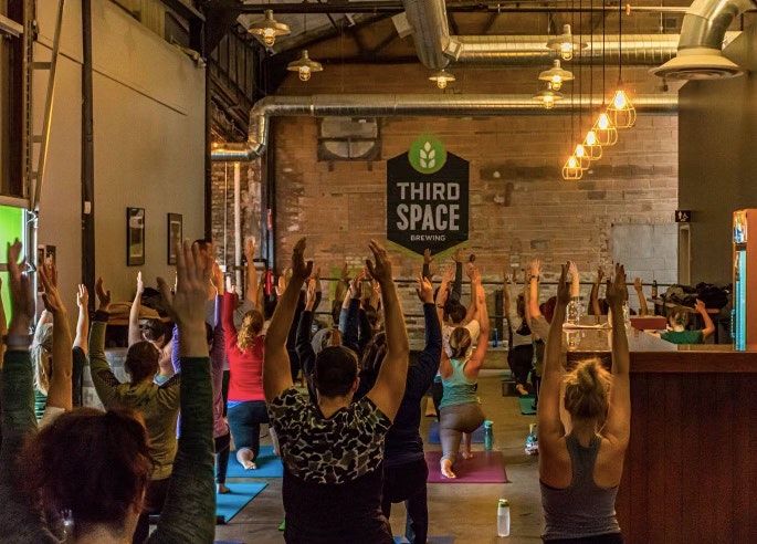 Yoga in your Third Space, Third Space Brewing, Milwaukee, 13 March 2022