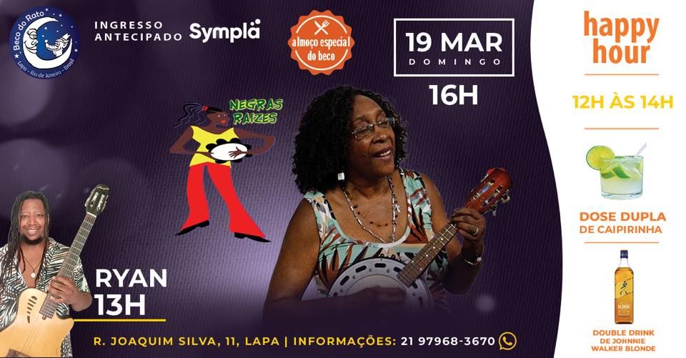 NEGRAS RAIZES, Beco do Rato, Rio De Janeiro, 19 March 2023