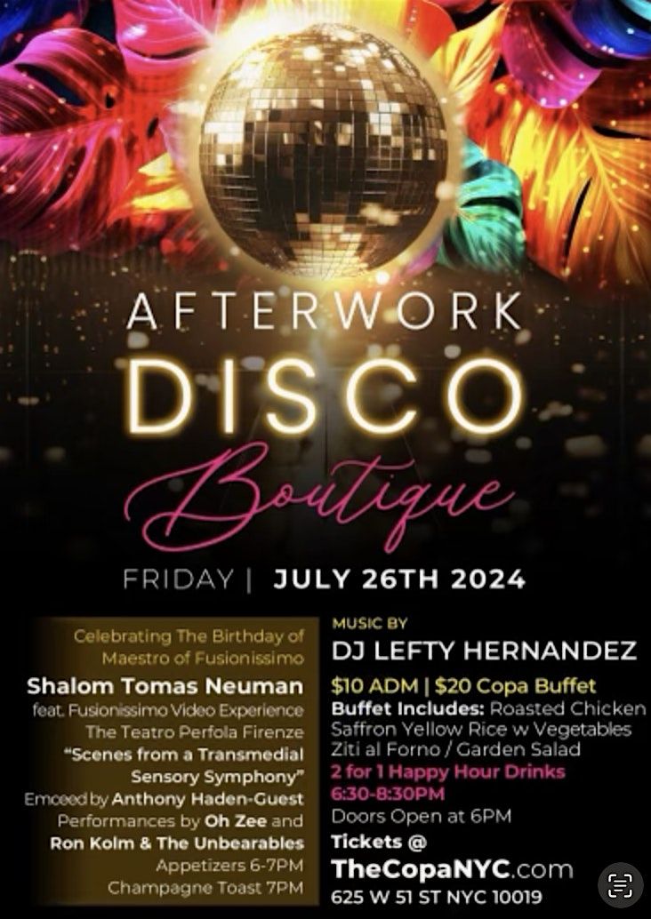 After Work Disco Boutique, Casa Events NYC, New York, 26 July 2024