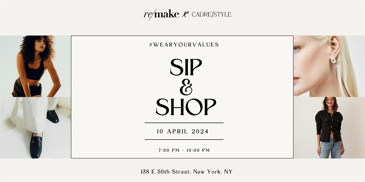 Sip and Shop, The Centrale, New York, 10 April 2024