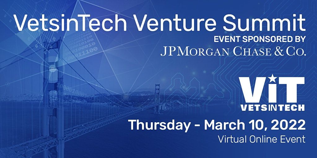 VetsinTech Venture Summit 2022, Online, 10 March 2022