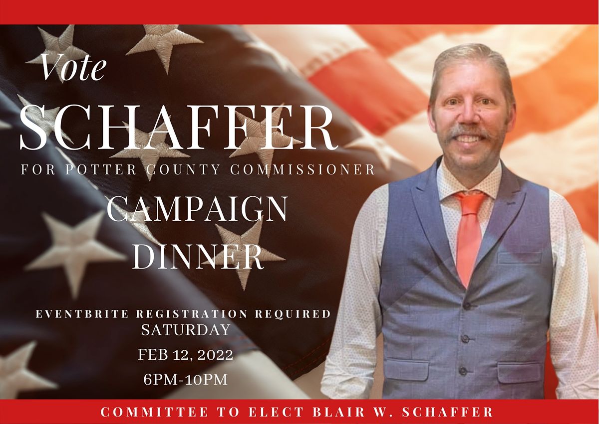 Blair Schaffer Campaign Dinner, Timeless Events, Amarillo, 12 February 2022