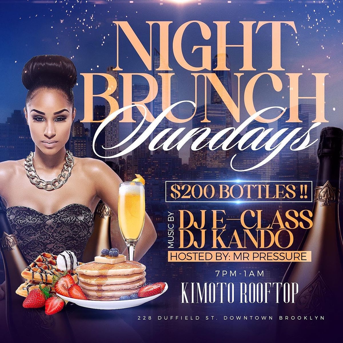 Sunday Night Sky Brunch @Kimoto Rooftop, Kimoto Rooftop Restaurant ...