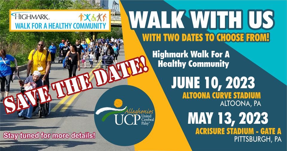 AUCP Laurel Highlands Highmark Walk 2023 SAVE THE DATES!, Altoona Curve ...