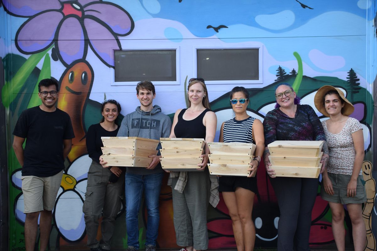 DIY build a cedar worm studio, The Box Of Life, Ottawa, 20 May 2023