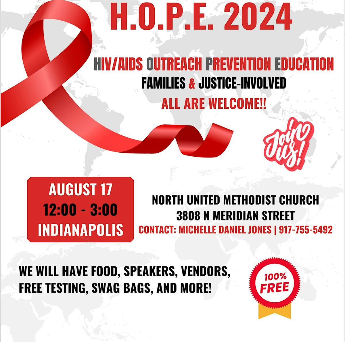 H.O.P.E 2024: HIV Outreach Prevention and Education, North United ...