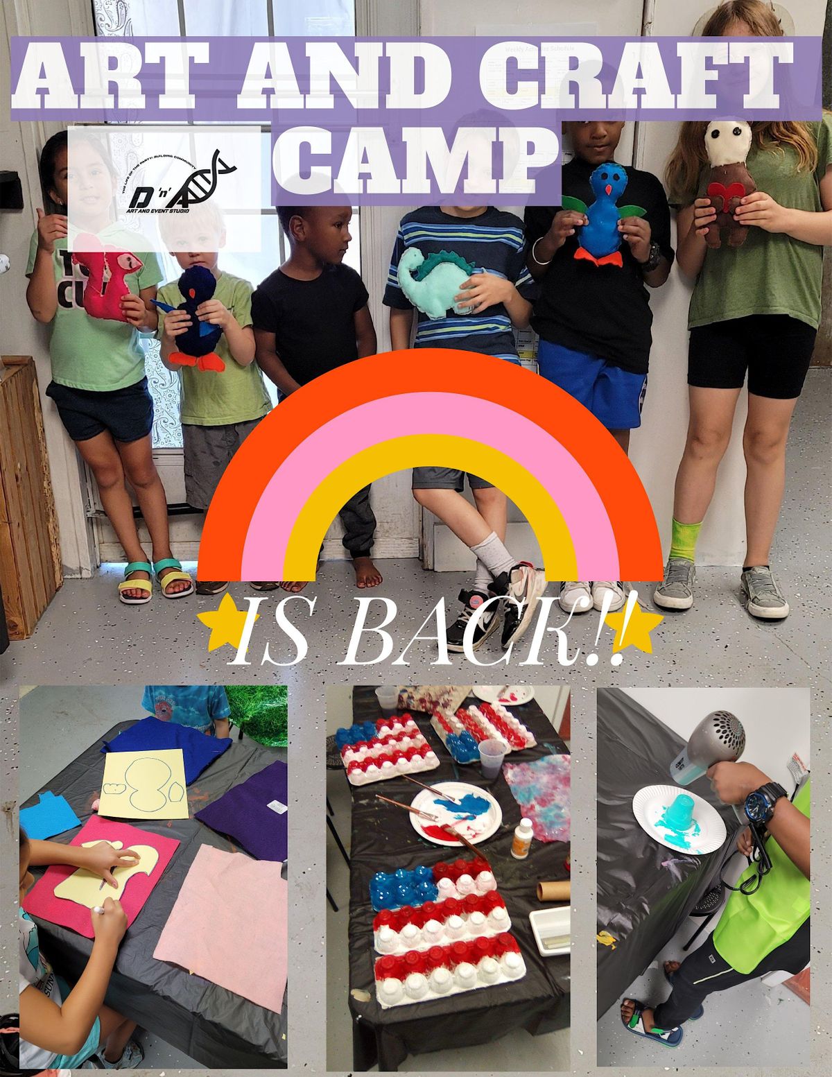Kids Arts And Craft Summer Camp, D'n'A Art and Event Studio, Windsor ...
