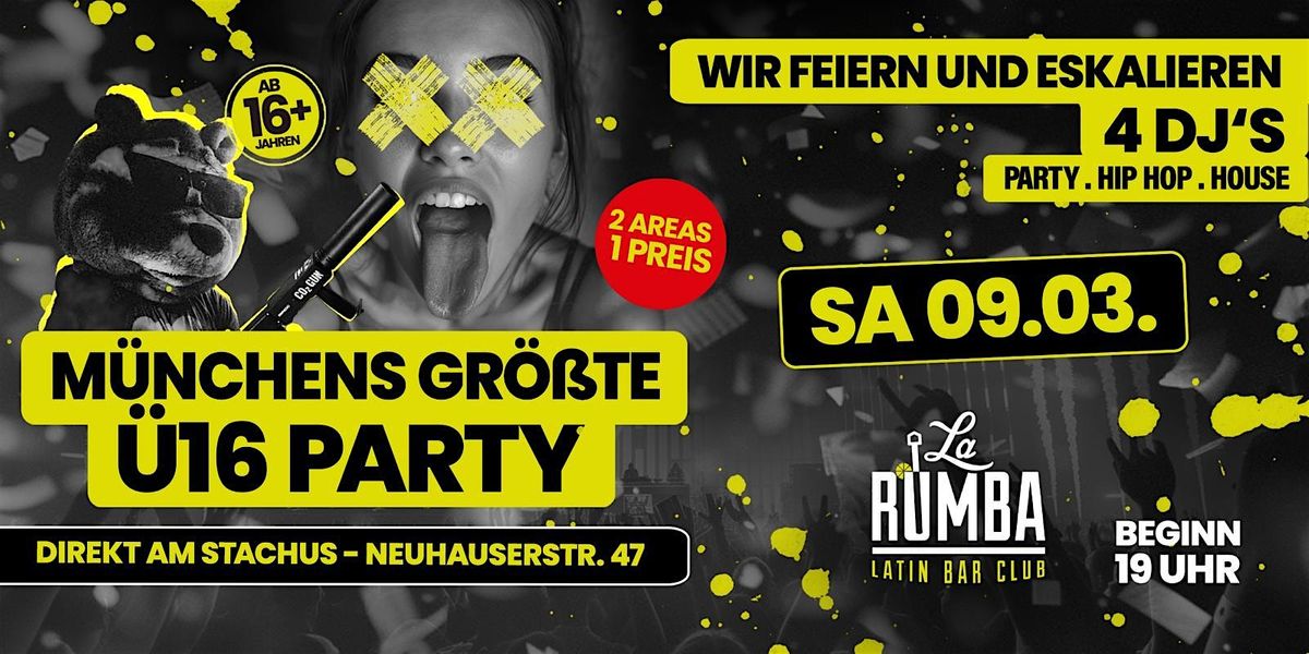 Sweet Sixteen Club Opening Party ab 16 Jahren, Atelierstraße 14 ...