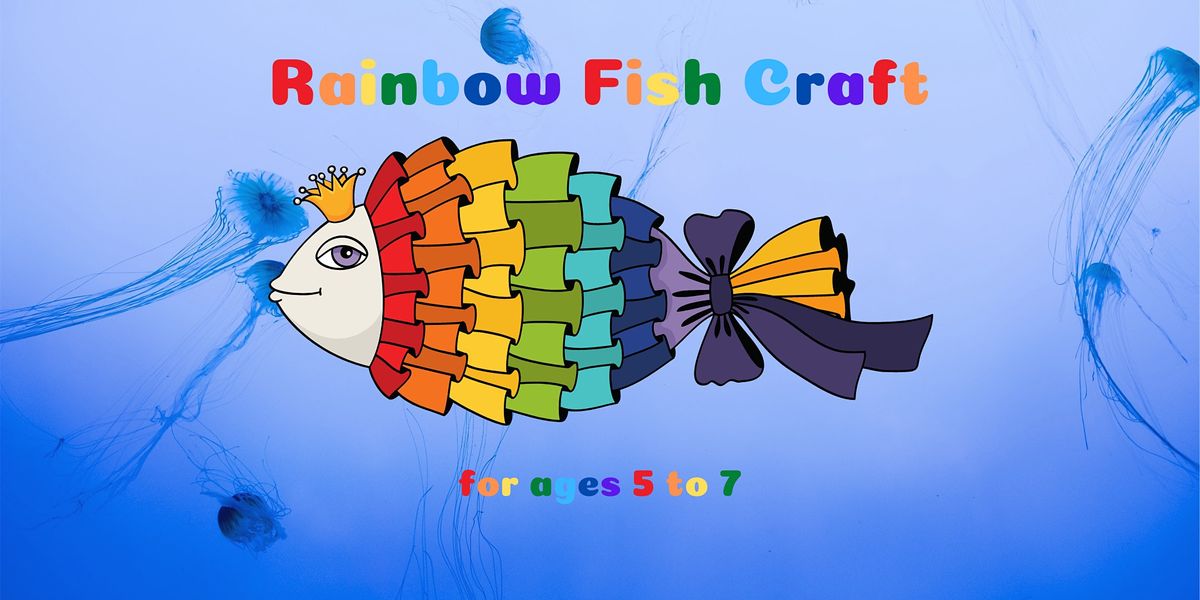 Rainbow Fish Craft, Hampton Library, Bridgehampton, 15 August 2022