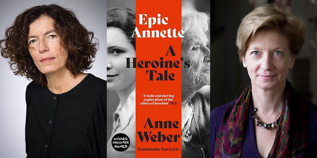 Epic Annette with Anne Weber, Goethe-Institut New York, 8 May 2023