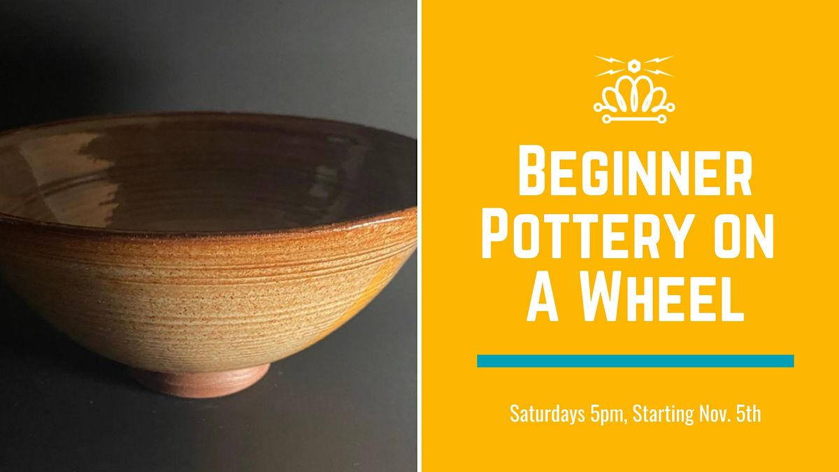 Beginner Pottery on a Wheel, MakerSpace Charlotte, 5 November 2022