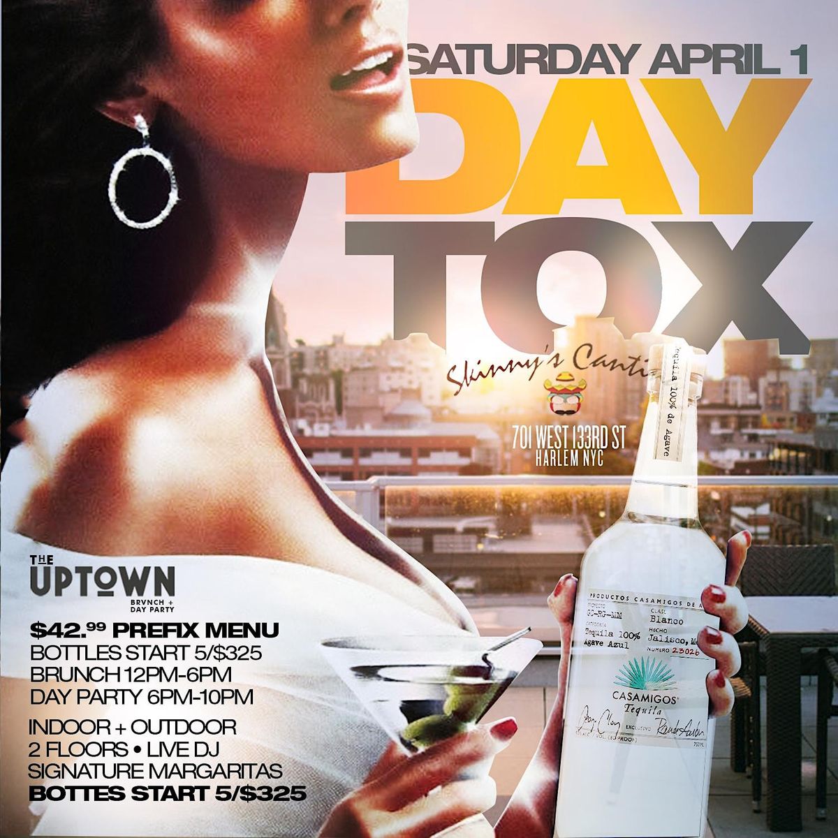 Day Tox Brunch and Day Party, Food, Drinks, Live Music, Free Entry ...