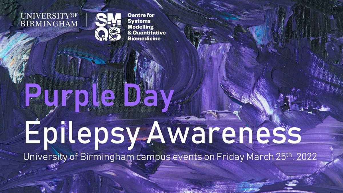 Purple Day: Epilepsy awareness events at University of Birmingham ...