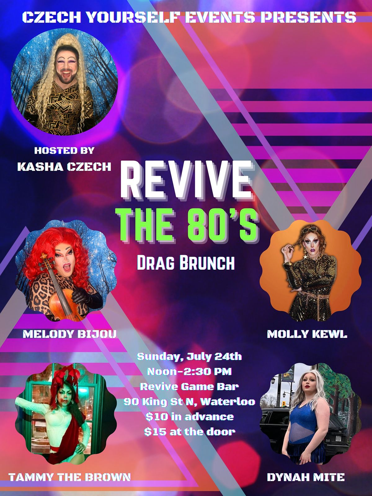Revive the 80s - Drag Brunch, Revive Game Bar, Waterloo, 24 July 2022