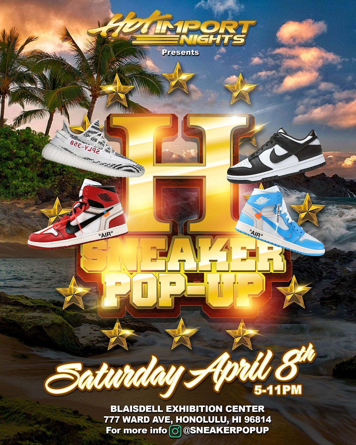 2023 HAWAII SneakerPopUp X Hot Import Nights, Blaisdell Exhibition Hall ...