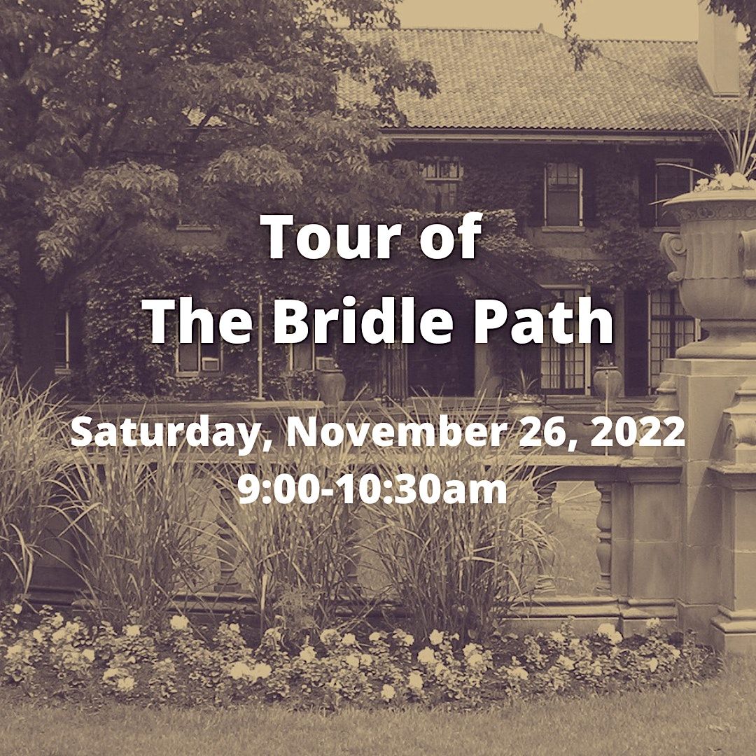 Tour of The Bridle Path (Free), Toronto Botanical Garden, 26 November 2022