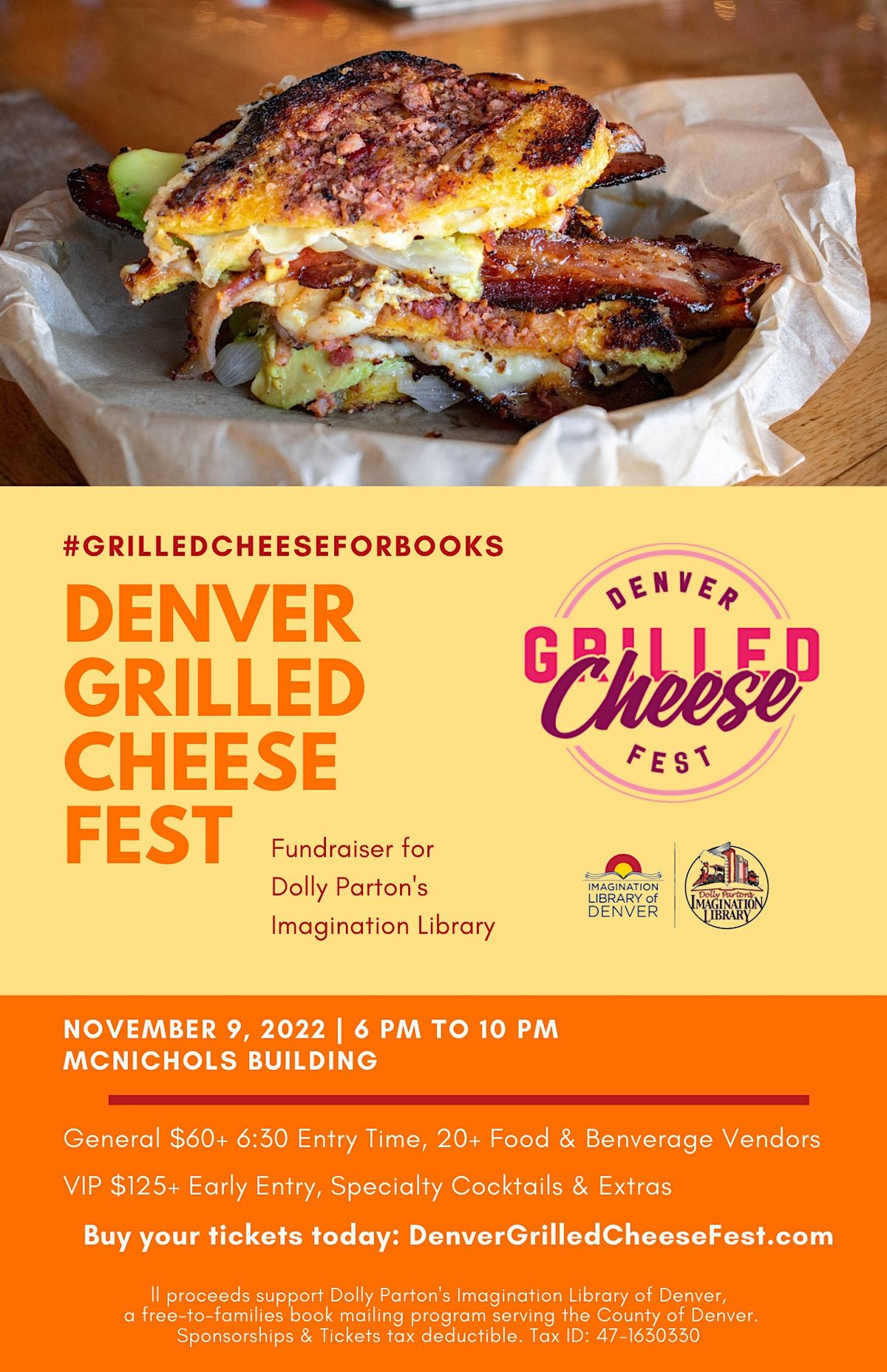 2022 Denver Grilled Cheese Fest Fundraiser, McNichols Civic Center ...