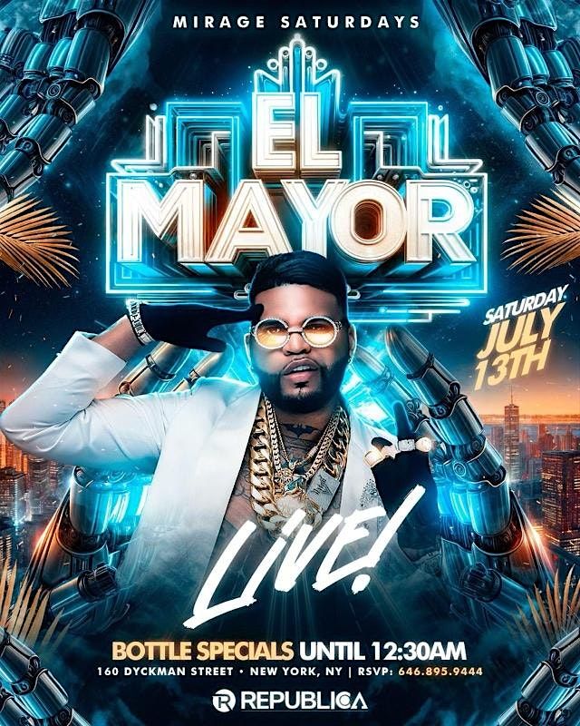 EL MAYOR EN VIVO @ REPUBLICA NYC, Republica Rooftop Restaurant & Lounge ...