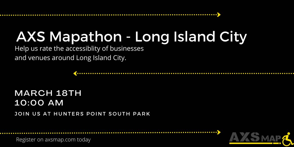 AXS Mapathon - Long Island City, Hunter's Point South Park, Queens, 18 ...
