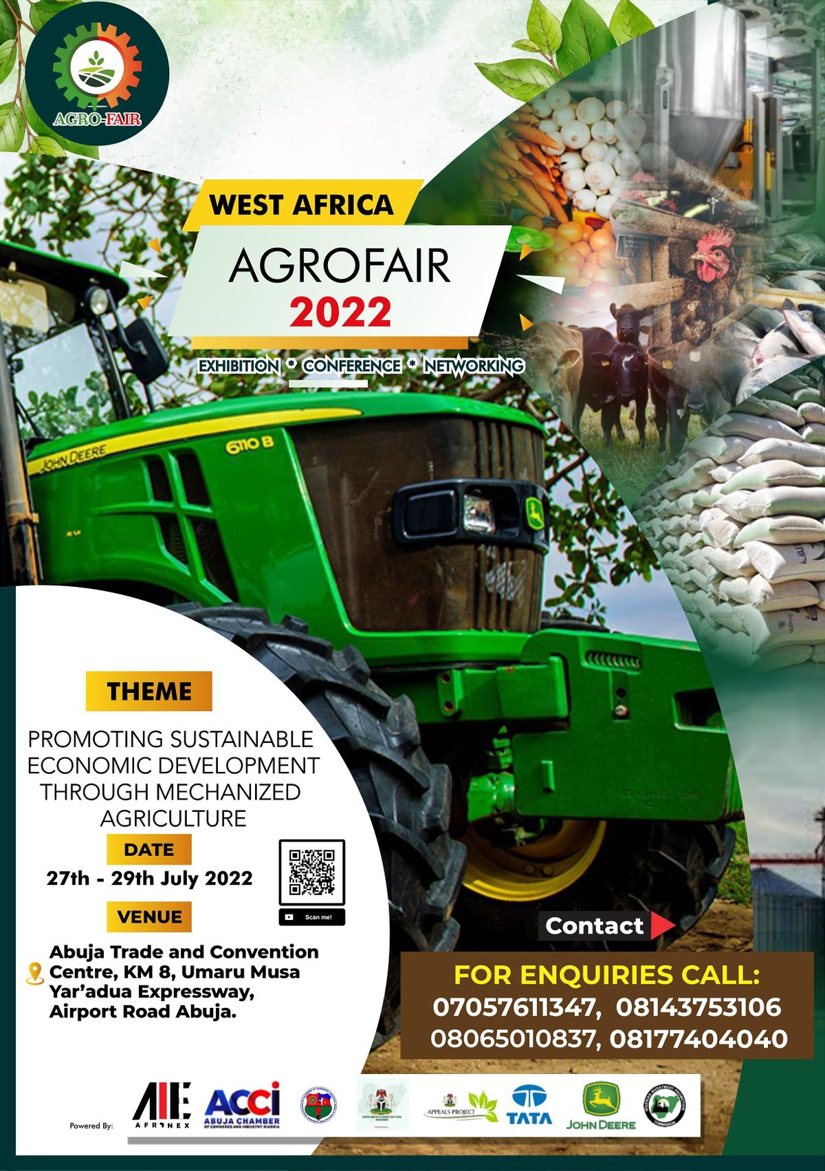 WEST AFRICA AGROFAIR 2022, Abuja Chamber Of Commerce and Industry, 27 ...