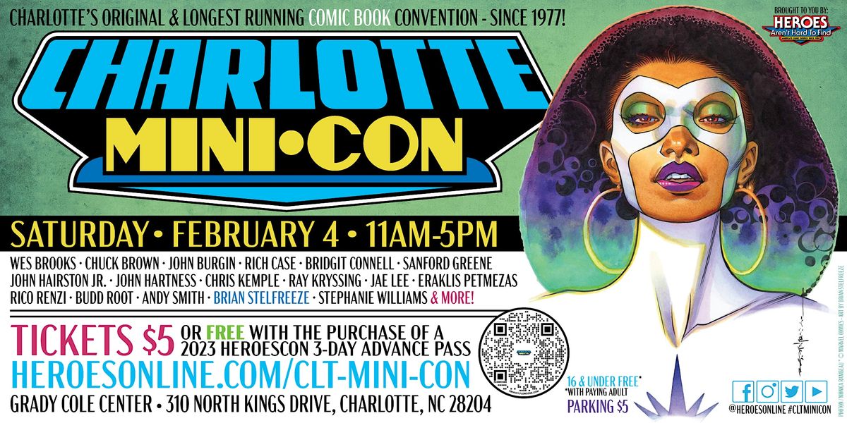 CHARLOTTE MINI-CON 2023, Grady Cole Center, Charlotte, 4 February 2023