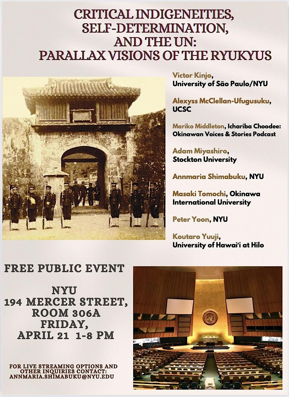 Critical Indignities and the UN: Parallax Visions of the Ryukyus, New ...