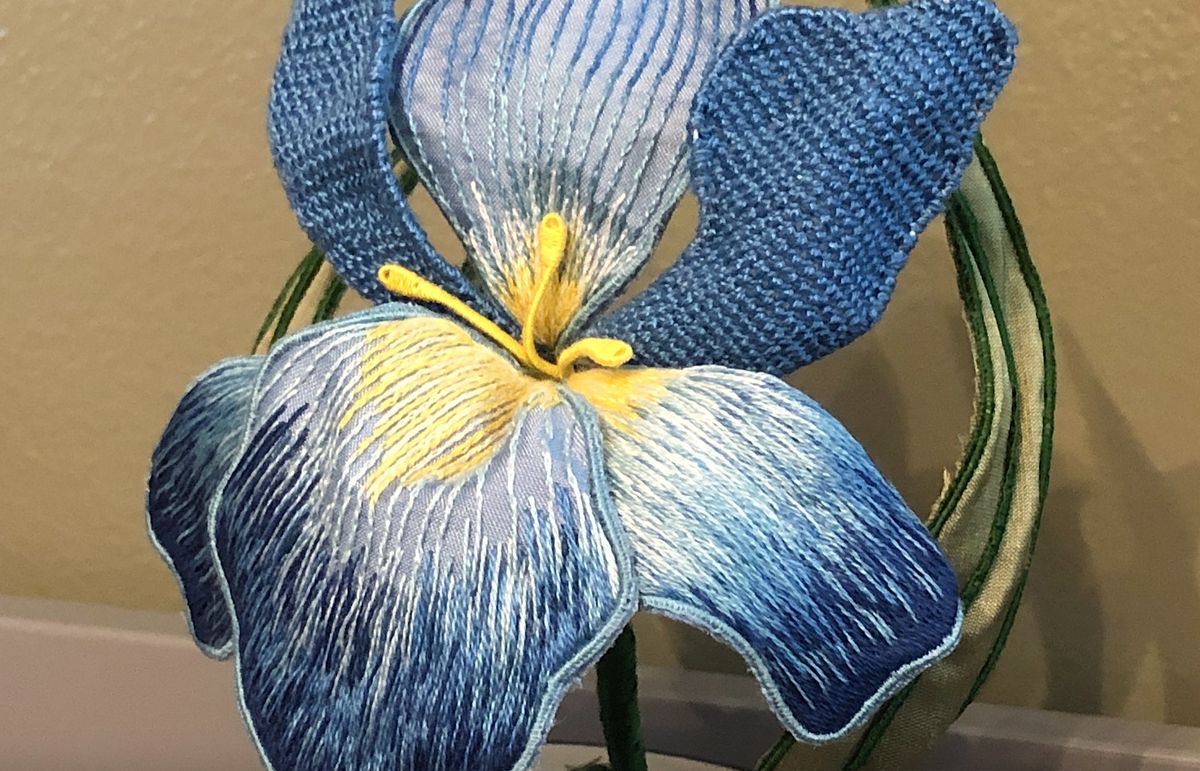 Kentucky: In-Person Stumpwork Iris with Lauren Yeager at Lemon Drop ...