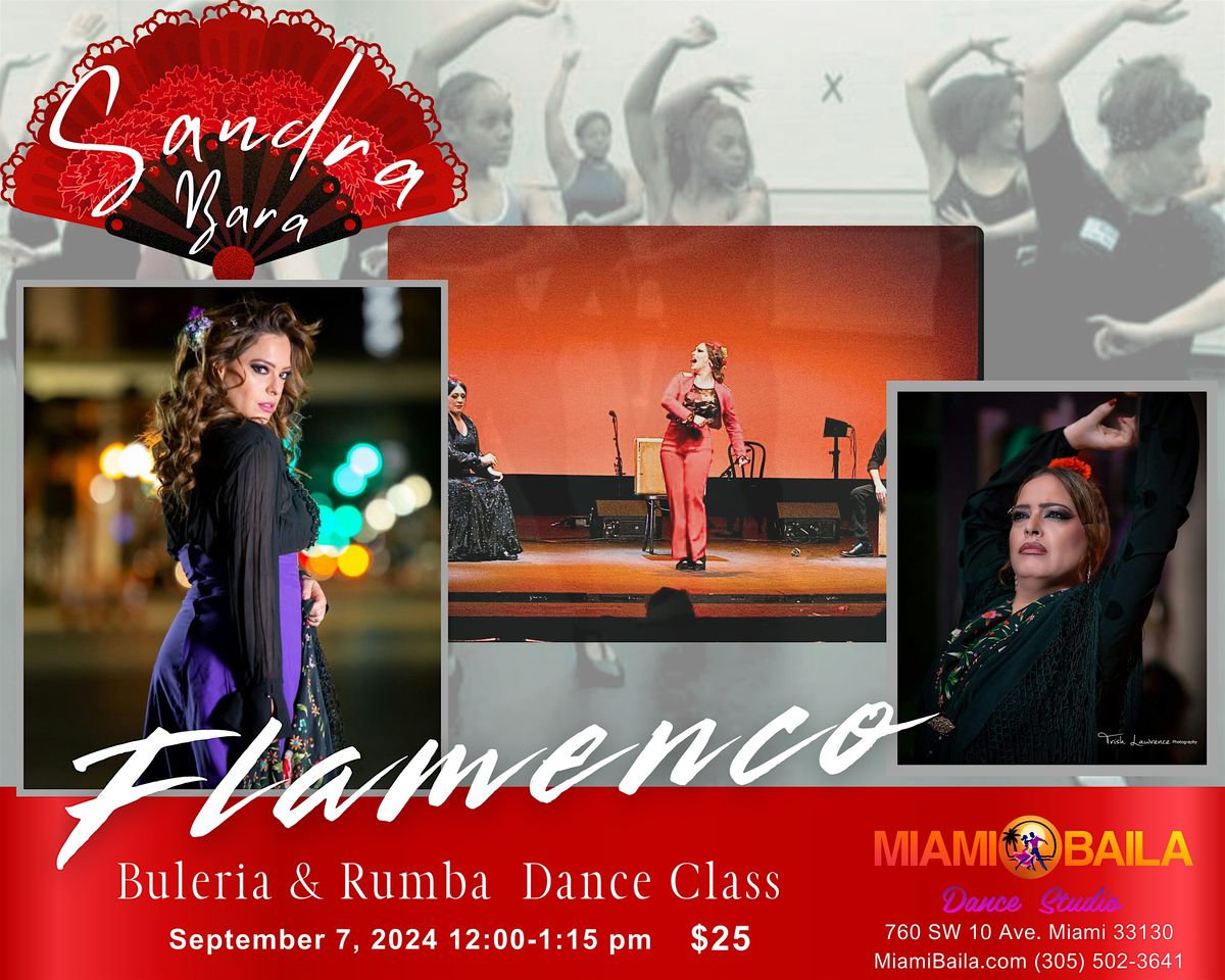 Saturday Dance Experience / Flamenco with Sandra Bara, 760 SW 10th Ave ...