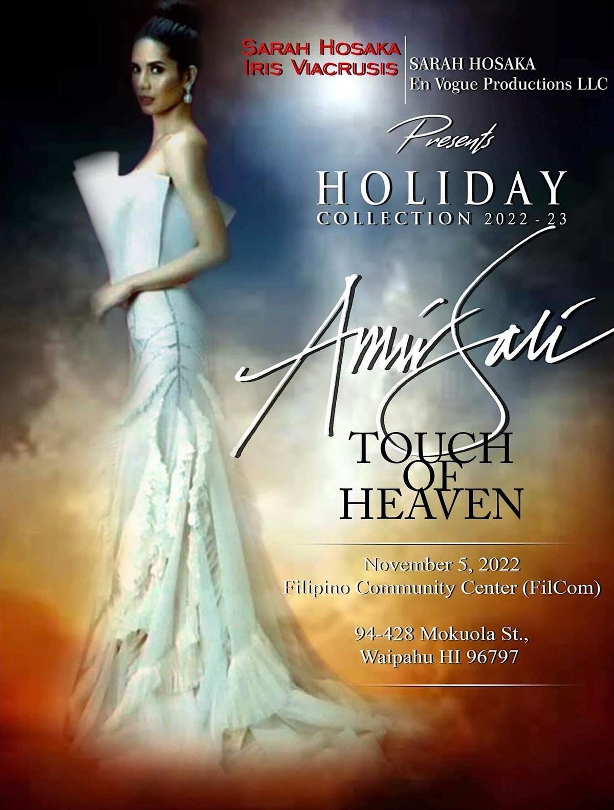 Amir Sali "Touch of Heaven" 2022 Holiday Collection Fashion Show ...