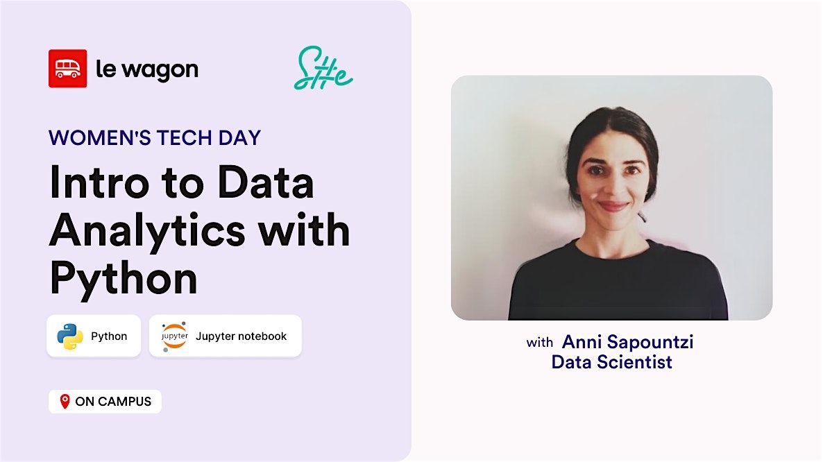 Womens Tech Day: Intro to Data Analytics, Le Wagon Amsterdam (PandZuid), Amstelveen, 9 March 2024