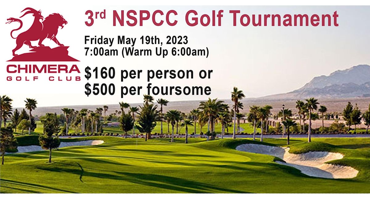 3rd NSPCC Golf Tournament, Chimera Golf Club, Henderson, 19 May 2023