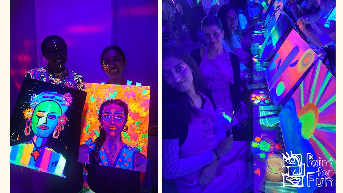 Paint and sip: Paint in the dark, Paint for Fun, Port Melbourne, 19 ...