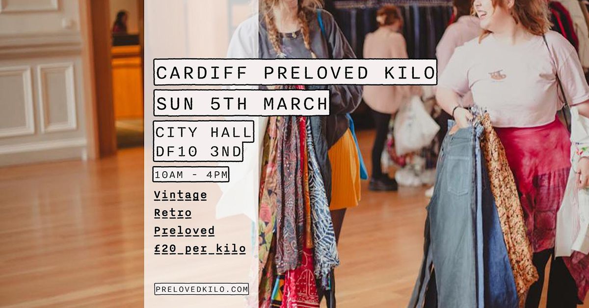 Cardiff Preloved Vintage Kilo, Cardiff City Hall, 5 March 2023