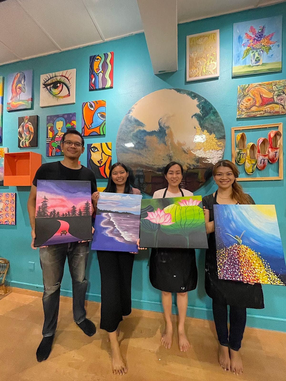 Non-Textured Art Painting Class, MTMT Studios, Petaling Jaya, 26 ...